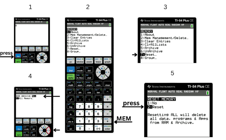 How To Reset TI-84 Calculator | Step-by-Step Easy Guide